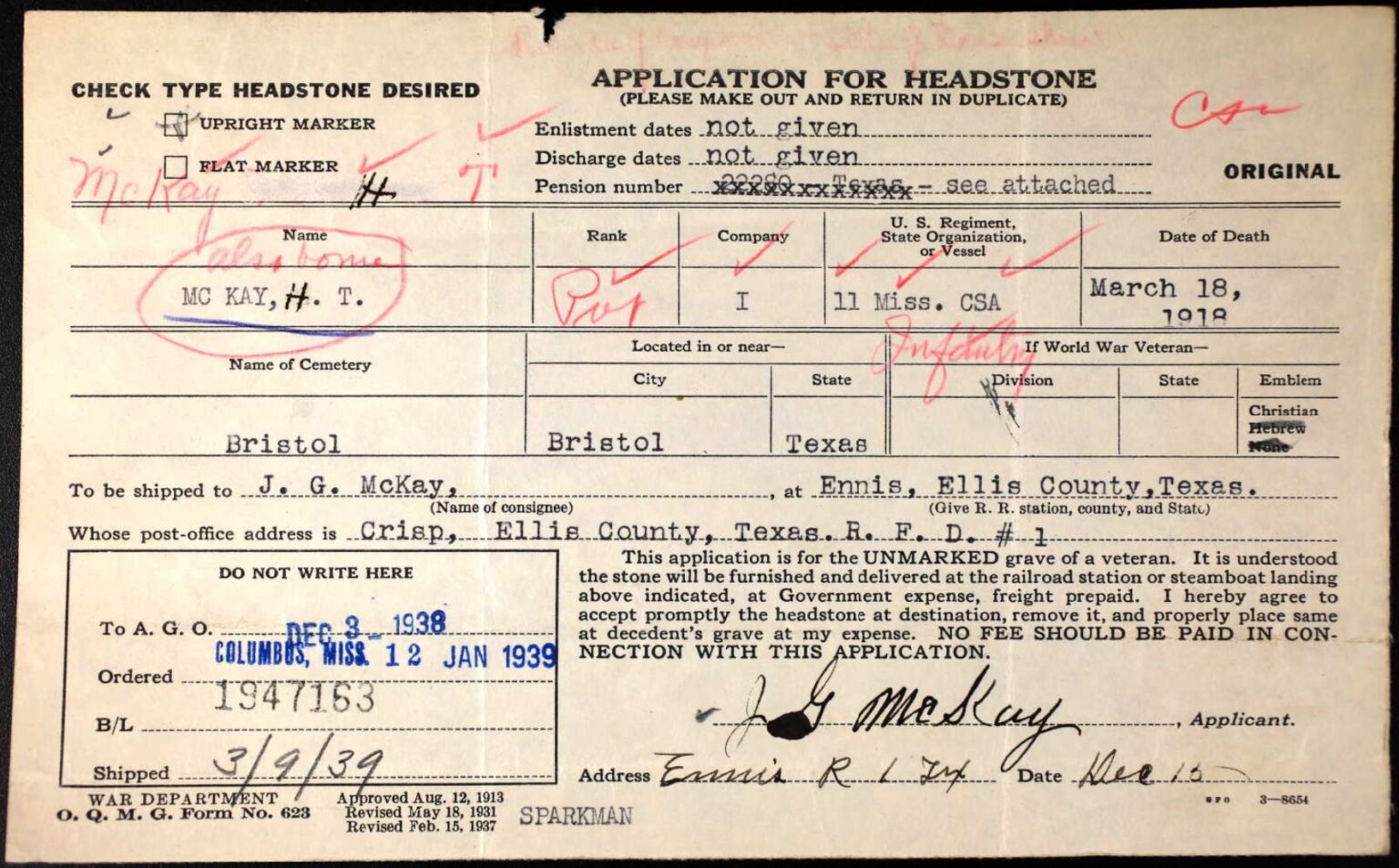 behind AotW » Blog Archive » H.T. McKay, 26th Alabama